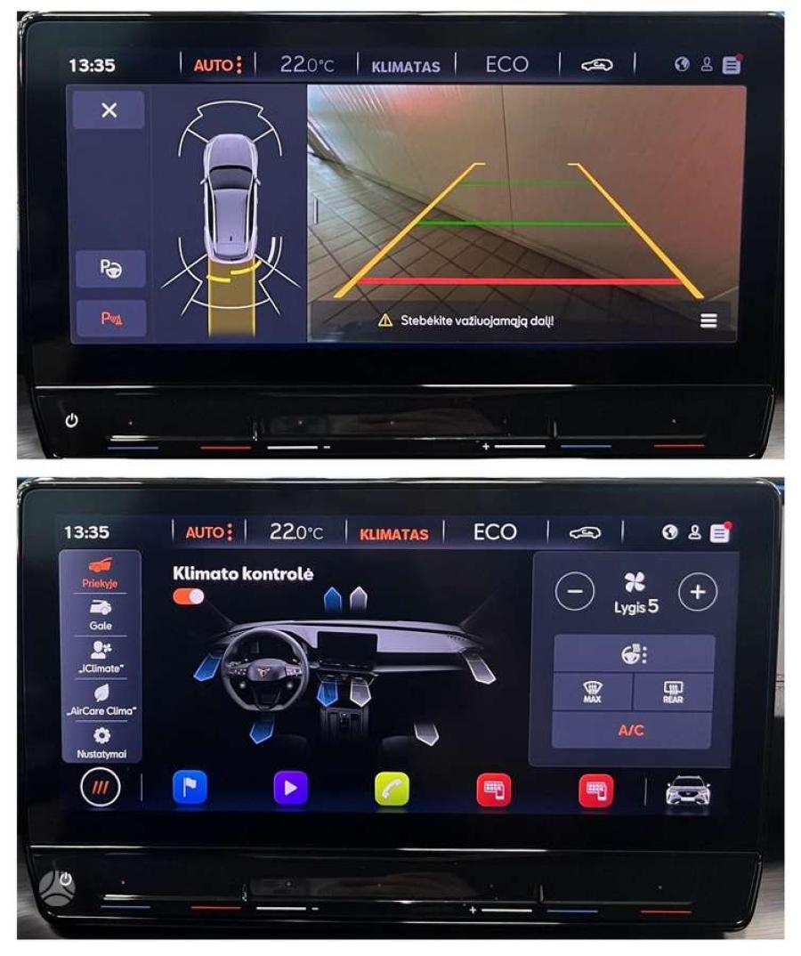 Pelēks Cupra Formentor 2023 Kauņa, ar dzinēja tilpumu 1.40 L un nobraukumu 46 tūkst. km par 25900 €, foto 13 vietnē AUTOMOTO.COM.LV