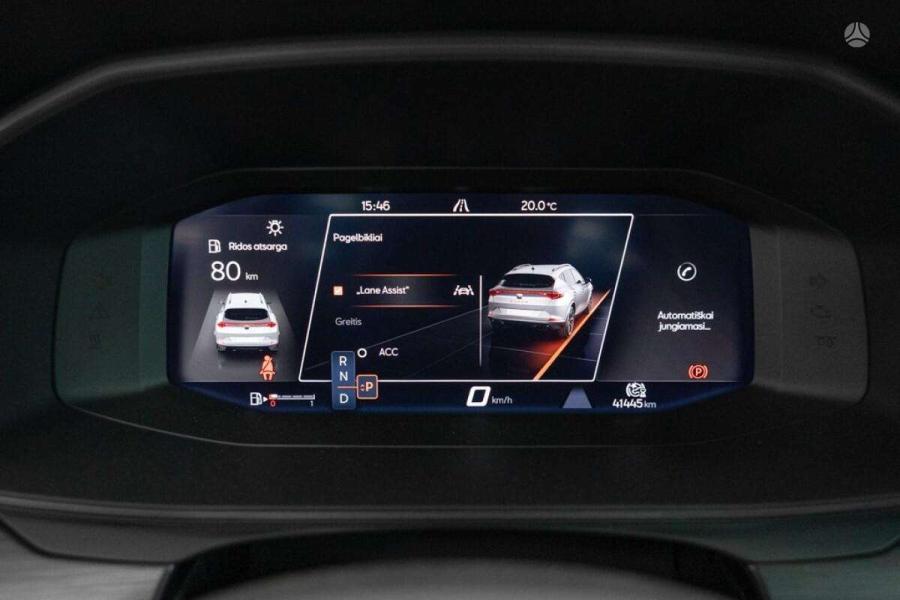 Pelēks Cupra Formentor 2023 Viļņa, ar dzinēja tilpumu 2.00 L un nobraukumu 41 tūkst. km par 29500 €, foto 14 vietnē AUTOMOTO.COM.LV