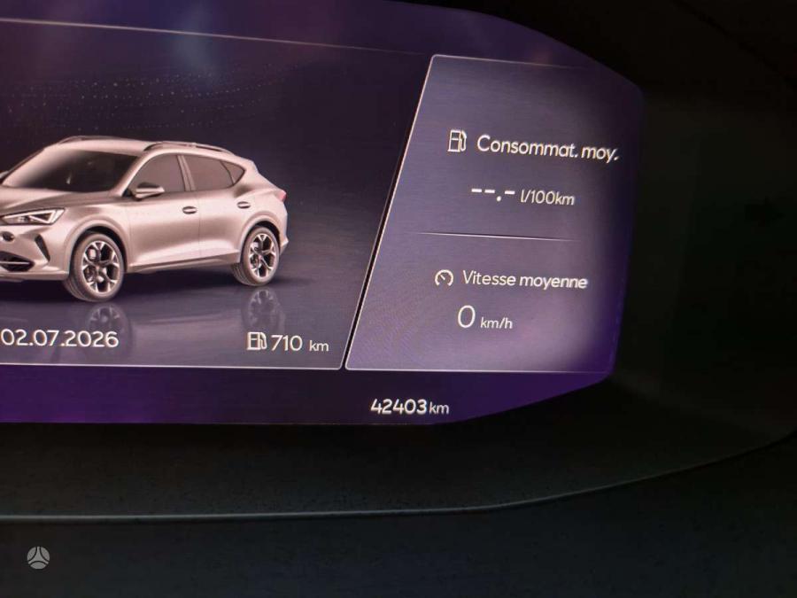 Grey Cupra Formentor 2023 in Kaunas, with an engine capacity of 1.50 L and mileage of 42 thousand km for 16999 €, photo 17 on AUTOMOTO.COM.LV