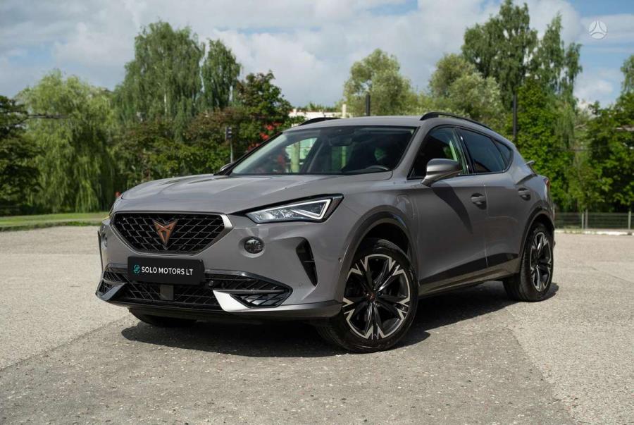 Pelēks Cupra Formentor 2023 Viļņa, ar dzinēja tilpumu 1.40 L un nobraukumu 60 tūkst. km par 24450 €, foto 1 vietnē AUTOMOTO.COM.LV