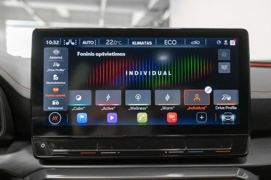 Pelēks Cupra Formentor 2023 Viļņa, ar dzinēja tilpumu 1.40 L un nobraukumu 124 tūkst. km par 23950 €, foto 21 vietnē AUTOMOTO.COM.LV