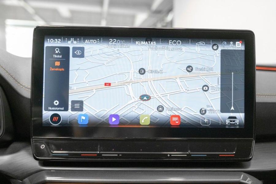 Pelēks Cupra Formentor 2023 Viļņa, ar dzinēja tilpumu 1.40 L un nobraukumu 124 tūkst. km par 23950 €, foto 22 vietnē AUTOMOTO.COM.LV