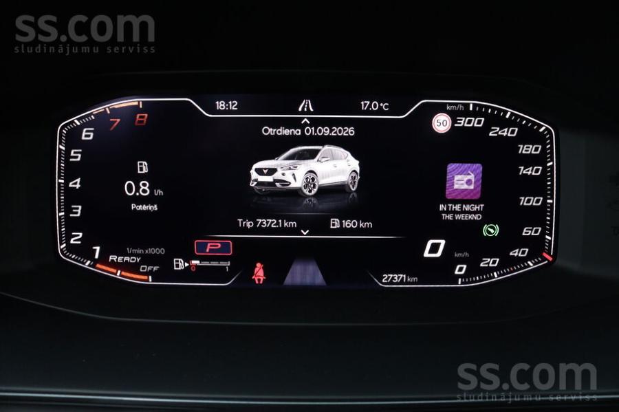 Серый Cupra Formentor 2023 в Рига, объемом двигателя 2.00 л и пробегом 28 тыс. км за 28990 €, фото 12 на AUTOMOTO.COM.LV
