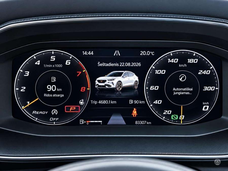Серый Cupra Formentor 2023 в Вильнюс, объемом двигателя 1.50 л и пробегом 83 тыс. км за 22450 €, фото 10 на AUTOMOTO.COM.LV