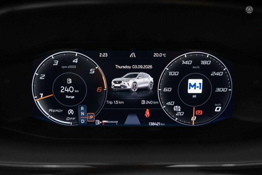 Серый Cupra Formentor 2023 в Вильнюс, объемом двигателя 2.00 л и пробегом 138 тыс. км за 23500 €, фото 14 на AUTOMOTO.COM.LV