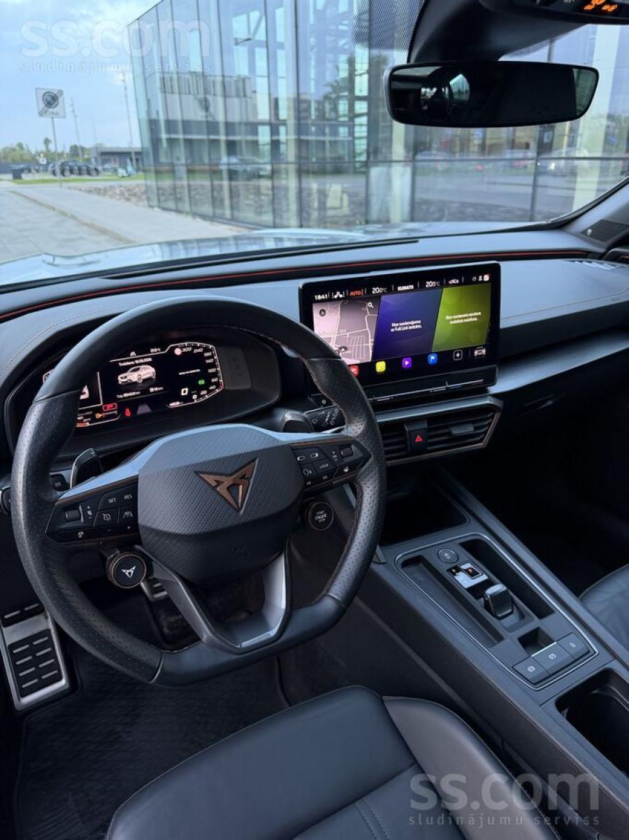Grey Cupra Formentor 2023 in Riga, with an engine capacity of 2.00 L and mileage of 48 thousand km for 29900 €, photo 18 on AUTOMOTO.COM.LV
