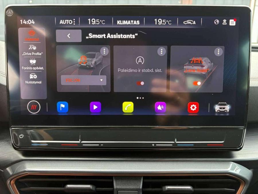 Серый Cupra Formentor 2023 в Вильнюс, объемом двигателя 1.50 л и пробегом 188 тыс. км за 16350 €, фото 11 на AUTOMOTO.COM.LV
