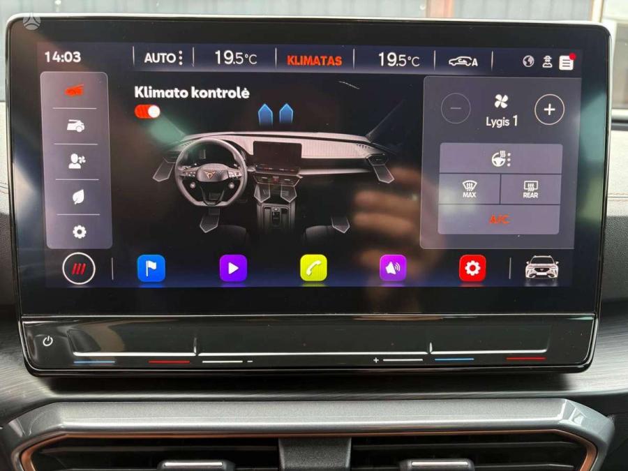 Серый Cupra Formentor 2023 в Вильнюс, объемом двигателя 1.50 л и пробегом 188 тыс. км за 16350 €, фото 24 на AUTOMOTO.COM.LV