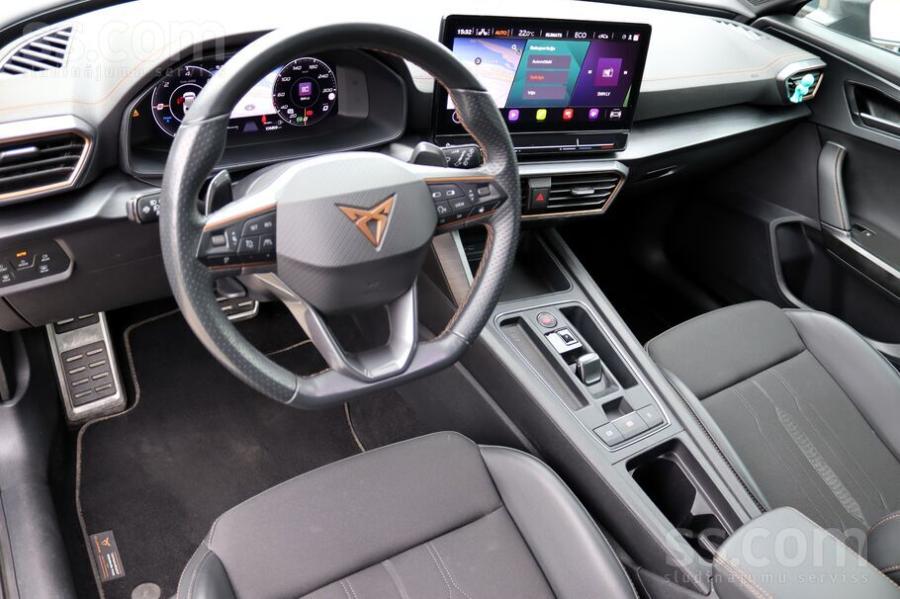 Grey Cupra Formentor 2023 in Riga, with an engine capacity of 1.40 L and mileage of 107 thousand km for 23500 €, photo 10 on AUTOMOTO.COM.LV