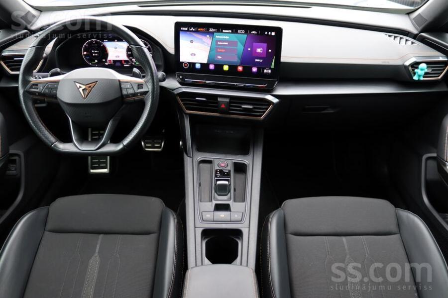 Grey Cupra Formentor 2023 in Riga, with an engine capacity of 1.40 L and mileage of 107 thousand km for 23500 €, photo 11 on AUTOMOTO.COM.LV
