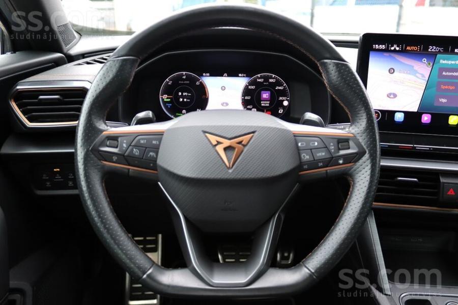 Grey Cupra Formentor 2023 in Riga, with an engine capacity of 1.40 L and mileage of 107 thousand km for 23500 €, photo 12 on AUTOMOTO.COM.LV