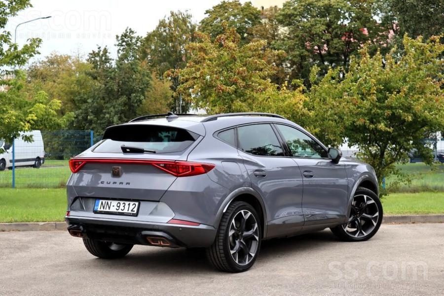Grey Cupra Formentor 2023 in Riga, with an engine capacity of 1.40 L and mileage of 107 thousand km for 23500 €, photo 34 on AUTOMOTO.COM.LV