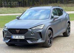 Grey Cupra Formentor 2023 in Limbazi, with an engine capacity of 1.50 L and mileage of 40 thousand km for 25500 €, photo 1 on AUTOMOTO.COM.LV