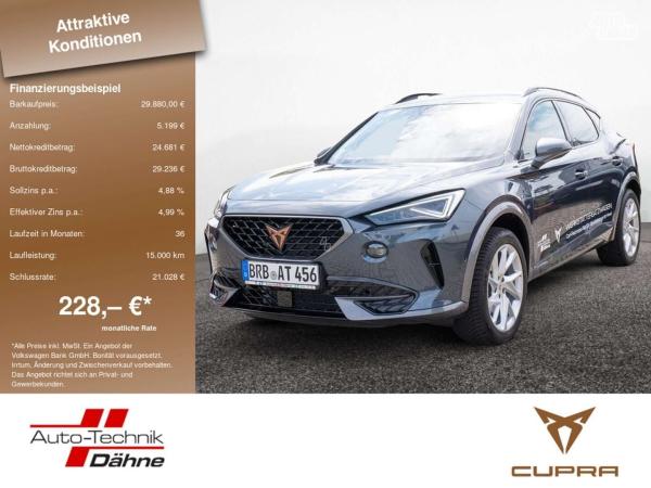 Серый Cupra Formentor 2024 в Каунас, объемом двигателя 1.50 л и пробегом 12 тыс. км за 32576 €, фото 1 на AUTOMOTO.COM.LV
