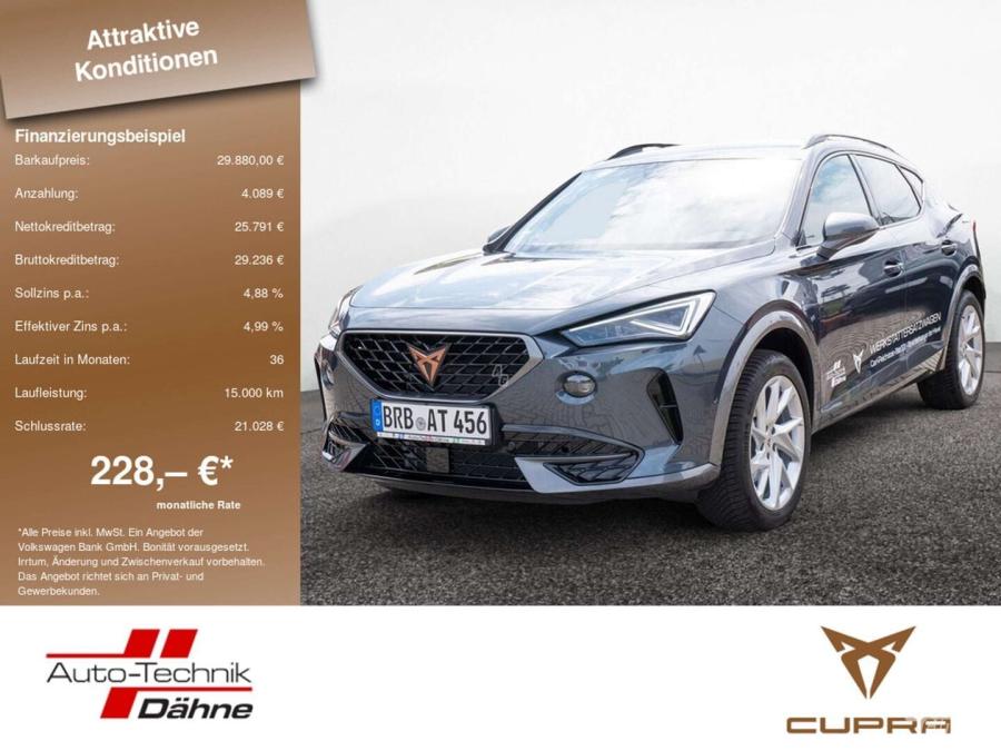 Серый Cupra Formentor 2024 в Каунас, объемом двигателя 1.50 л и пробегом 12 тыс. км за 32576 €, фото 1 на AUTOMOTO.COM.LV