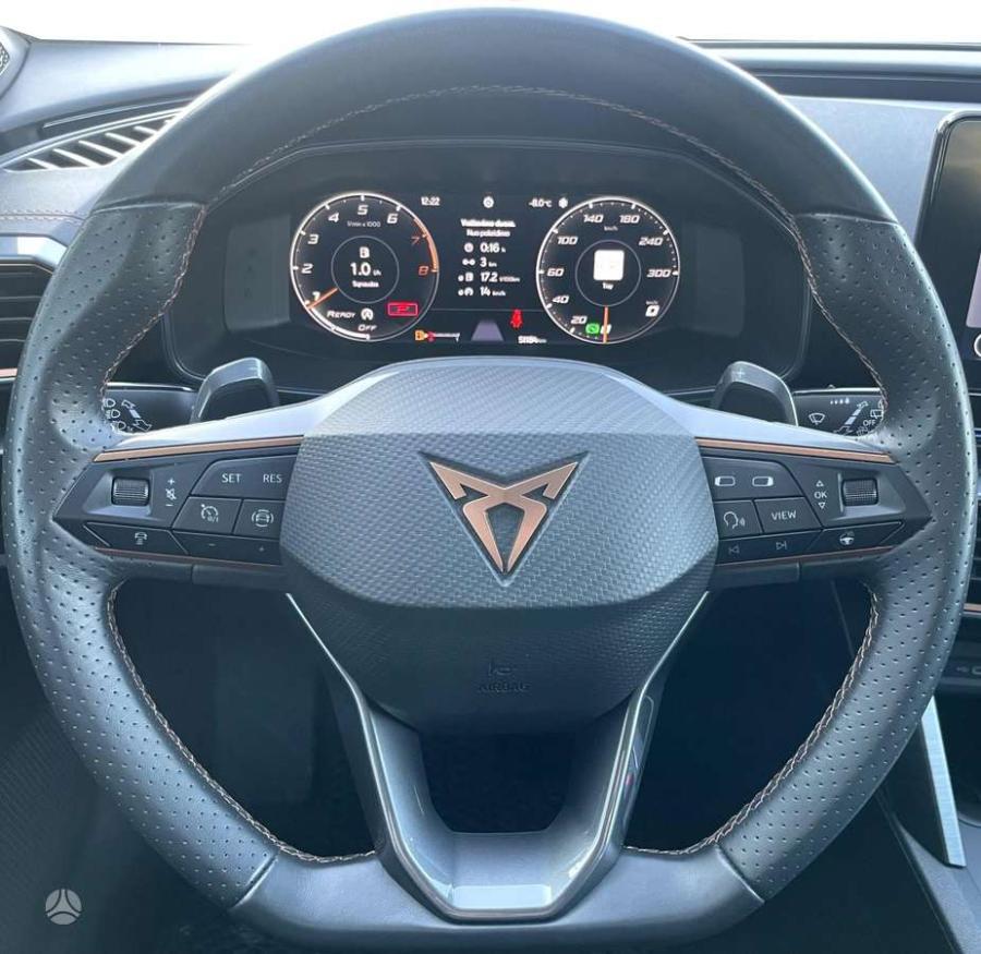 Pelēks Cupra Formentor 2024 Kauņa, ar dzinēja tilpumu 1.50 L un nobraukumu 51 tūkst. km par 27500 €, foto 8 vietnē AUTOMOTO.COM.LV