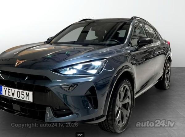 Pelēks Cupra Formentor 2024 Tallina, ar dzinēja tilpumu 1.50 L un nobraukumu 26 tūkst. km par 30990 €, foto 1 vietnē AUTOMOTO.COM.LV