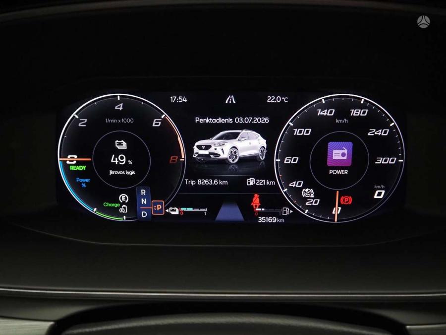 Pelēks Cupra Formentor 2024 Viļņa, ar dzinēja tilpumu 1.40 L un nobraukumu 35 tūkst. km par 23800 €, foto 23 vietnē AUTOMOTO.COM.LV