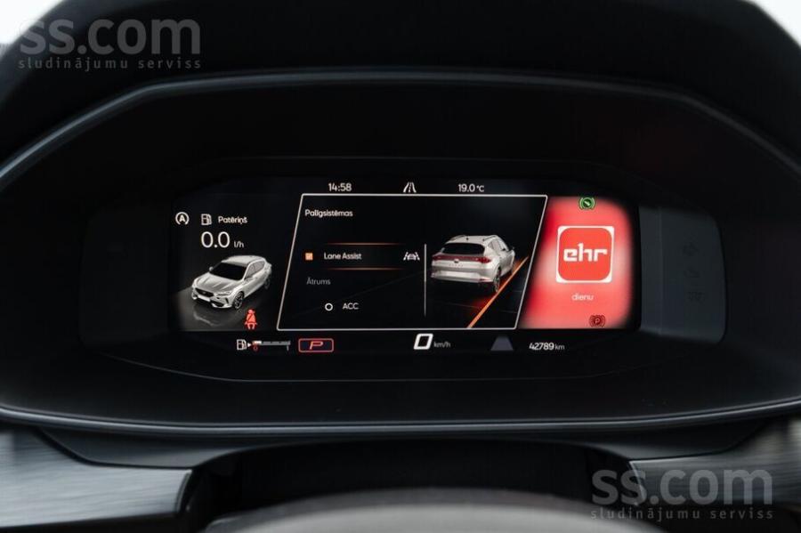Pelēks Cupra Formentor 2024 Rīga, ar dzinēja tilpumu 1.50 L un nobraukumu 43 tūkst. km par 24650 €, foto 11 vietnē AUTOMOTO.COM.LV