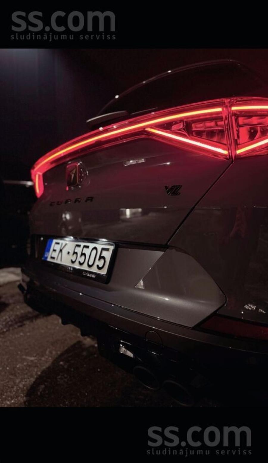 Pelēks Cupra Formentor 2025 Rīga, ar dzinēja tilpumu 2.00 L un nobraukumu 21 tūkst. km par 32000 €, foto 5 vietnē AUTOMOTO.COM.LV