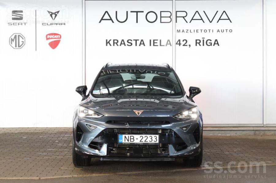 Grey Cupra Formentor 2025 in Riga, with an engine capacity of 2.00 L and mileage of 12 thousand km for 34990 €, photo 3 on AUTOMOTO.COM.LV