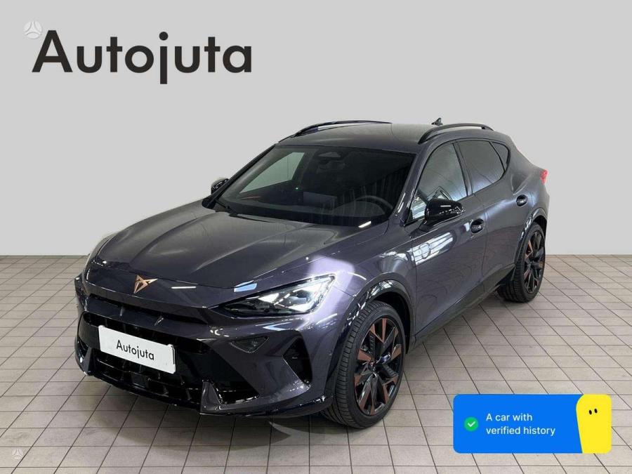 Grey Cupra Formentor 2025 in Kaunas, with an engine capacity of 1.98 L and mileage of 17 thousand km for 37900 €, photo 1 on AUTOMOTO.COM.LV