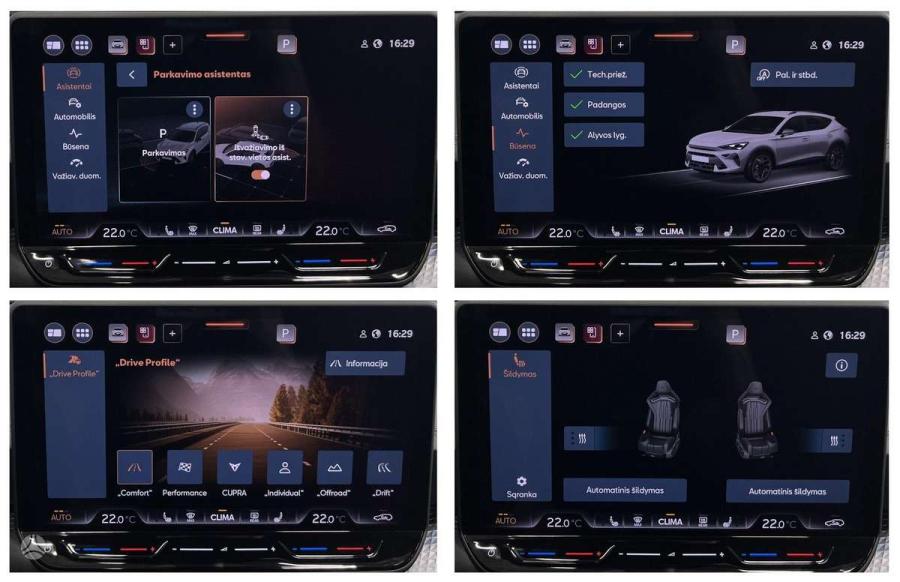 Серый Cupra Formentor 2025 в Каунас, объемом двигателя 1.98 л и пробегом 10 тыс. км за 37500 €, фото 14 на AUTOMOTO.COM.LV