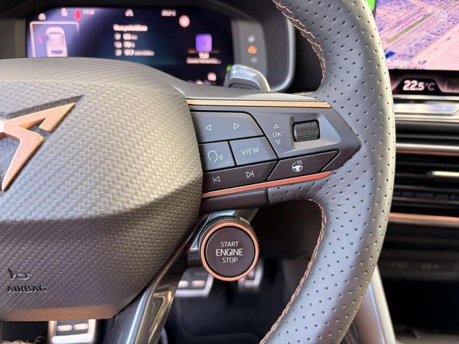 Grey Cupra Formentor 2025 in Vilnius, with an engine capacity of 1.50 L and mileage of 67 thousand km for 31777 €, photo 15 on AUTOMOTO.COM.LV