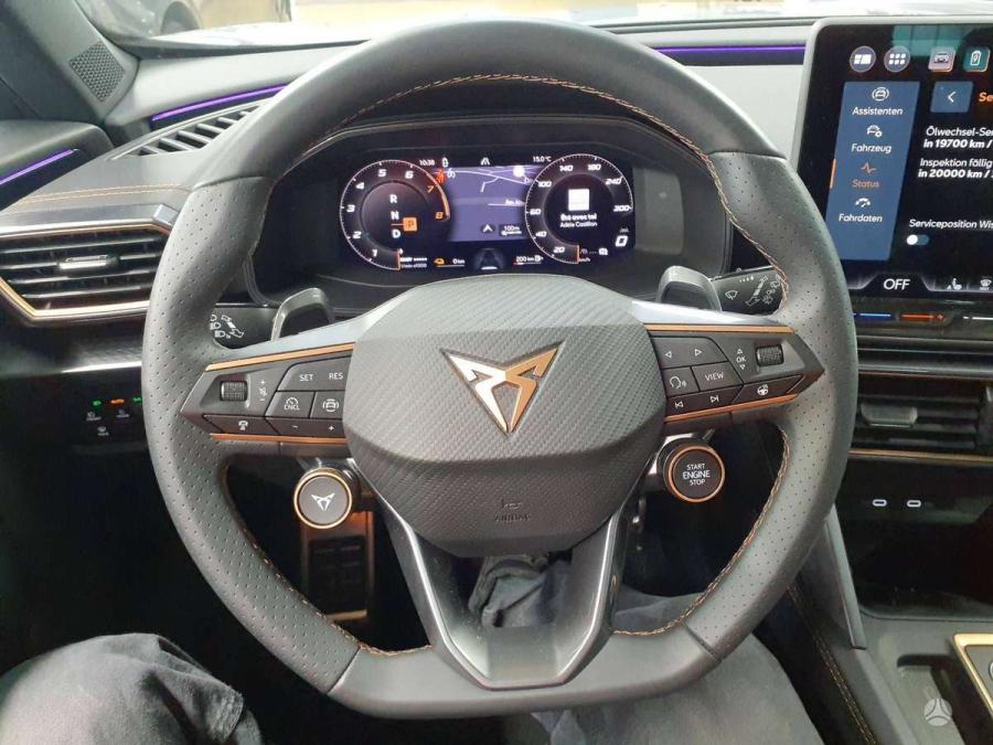 Grey Cupra Formentor 2025 in Vilnius, with an engine capacity of 1.50 L and mileage of 10 thousand km for 35950 €, photo 6 on AUTOMOTO.COM.LV