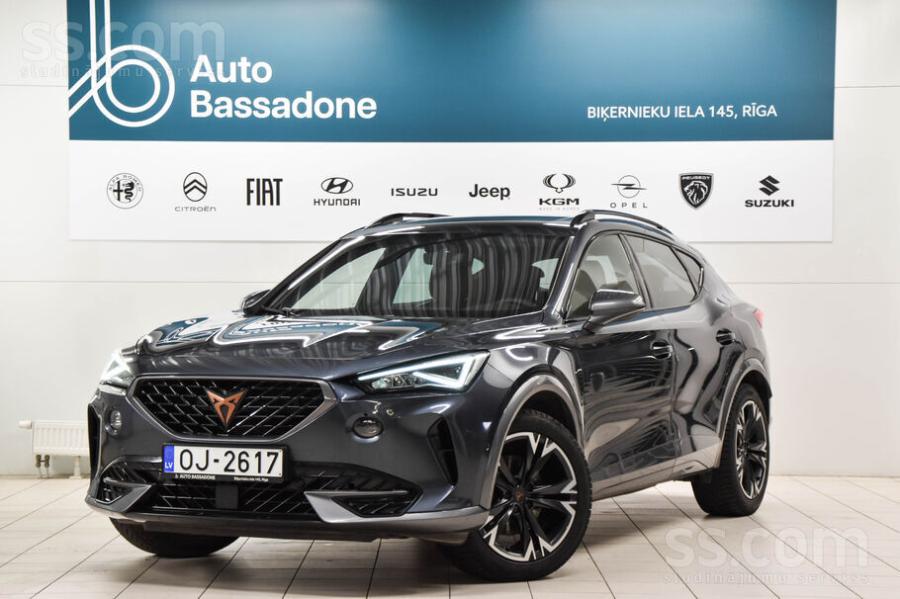 Pelēks Cupra Formentor 2021 Rīga, ar dzinēja tilpumu 1.50 L un nobraukumu 167 tūkst. km par 19690 €, foto 1 vietnē AUTOMOTO.COM.LV