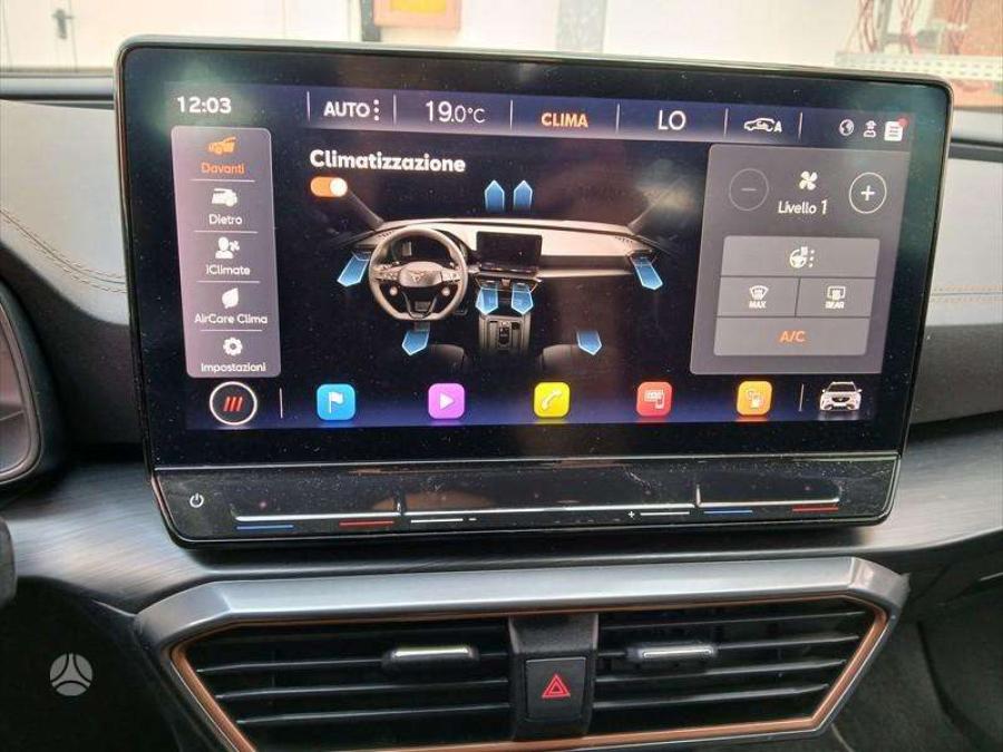 Pelēks Cupra Formentor 2021 Viļņa, ar dzinēja tilpumu 2.00 L un nobraukumu 213 tūkst. km par 17700 €, foto 12 vietnē AUTOMOTO.COM.LV