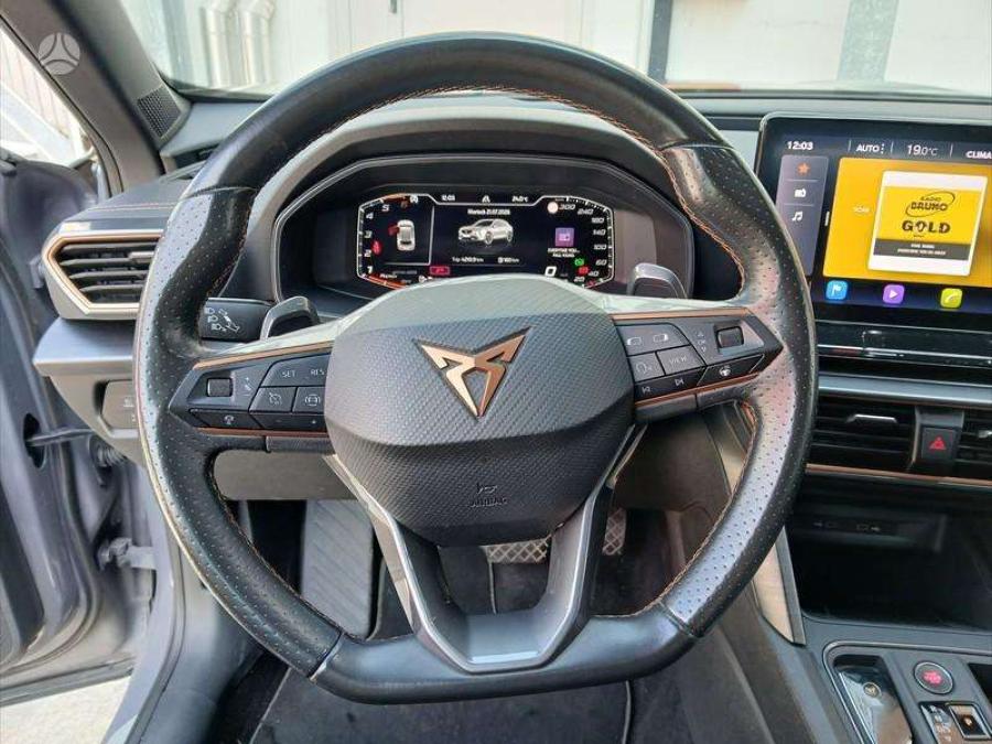 Pelēks Cupra Formentor 2021 Viļņa, ar dzinēja tilpumu 2.00 L un nobraukumu 213 tūkst. km par 17700 €, foto 13 vietnē AUTOMOTO.COM.LV