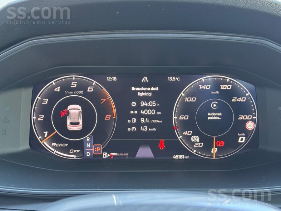 Grey Cupra Formentor 2022 in Riga, with an engine capacity of 2.00 L and mileage of 46 thousand km for 28800 €, photo 12 on AUTOMOTO.COM.LV