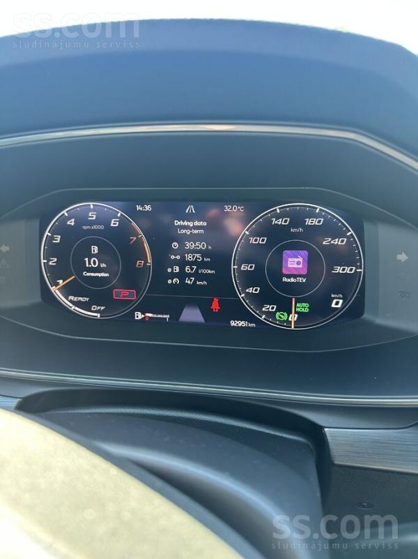 Pelēks Cupra Formentor 2022 Rīga, ar dzinēja tilpumu 1.50 L un nobraukumu 99 tūkst. km par 20000 €, foto 8 vietnē AUTOMOTO.COM.LV