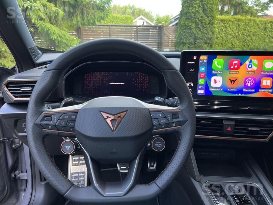 Серый Cupra Formentor 2023 в Рига, объемом двигателя 2.00 л и пробегом 34 тыс. км за 29000 €, фото 9 на AUTOMOTO.COM.LV