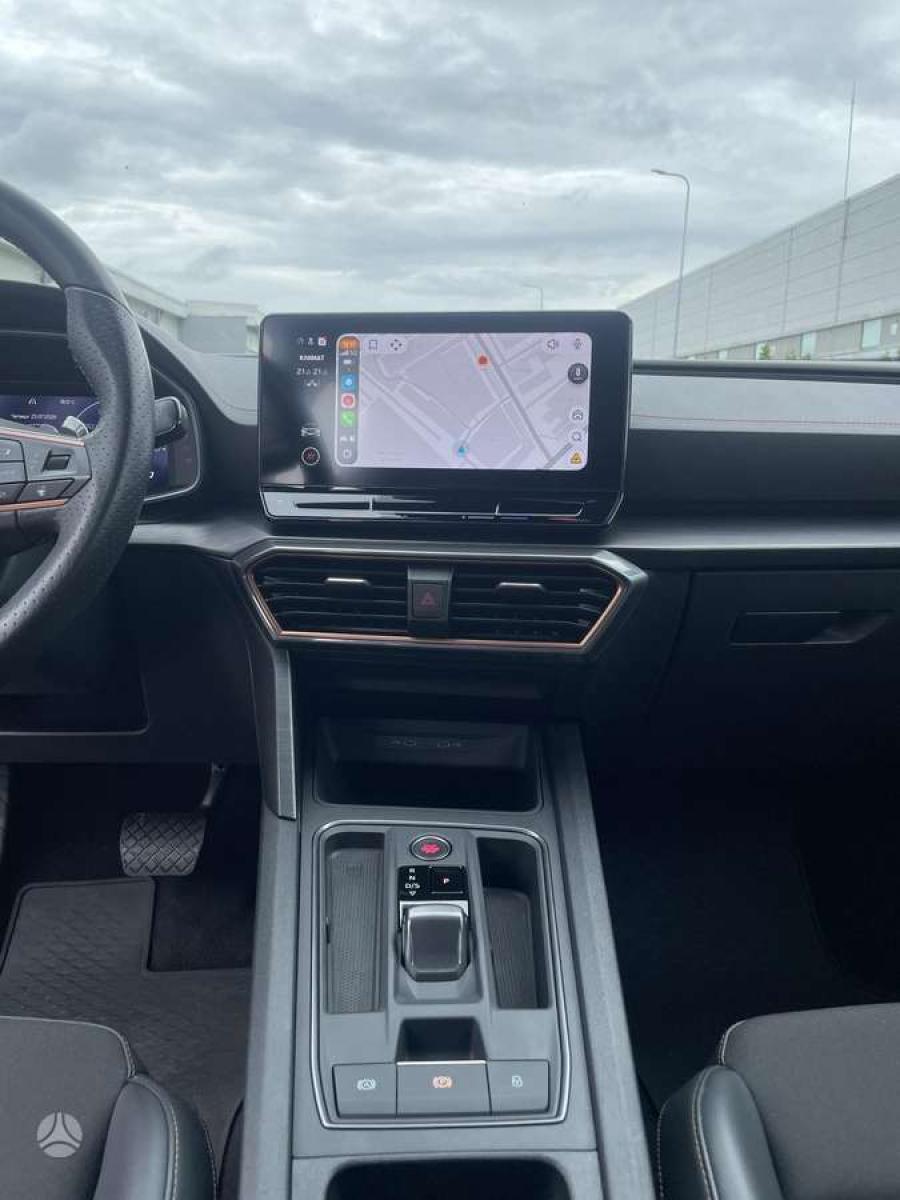 Grey Cupra Formentor 2023 in Vilnius, with an engine capacity of 1.50 L and mileage of 33 thousand km for 25500 €, photo 14 on AUTOMOTO.COM.LV