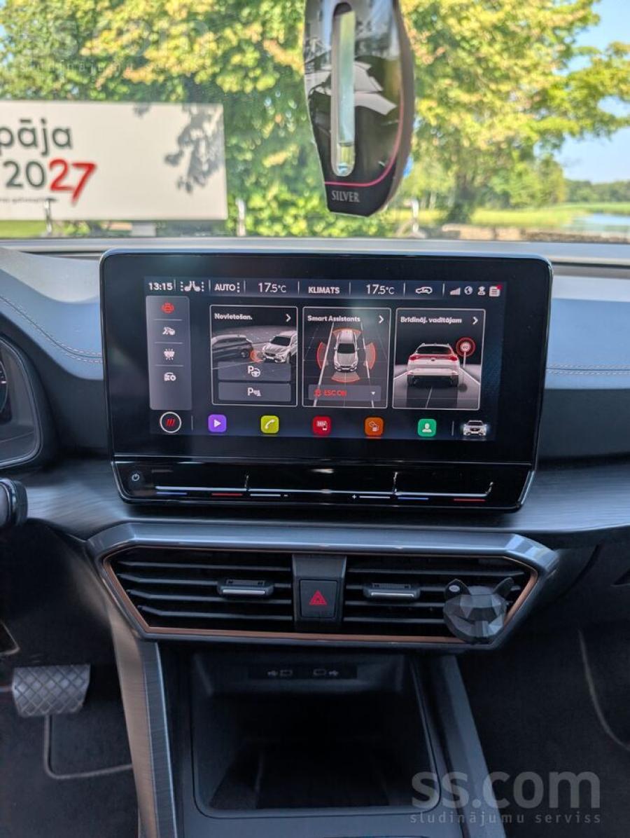 Grey Cupra Formentor 2024 in Liepaja, with an engine capacity of 1.50 L and mileage of 32 thousand km for 26000 €, photo 9 on AUTOMOTO.COM.LV