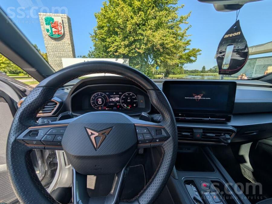 Grey Cupra Formentor 2024 in Liepaja, with an engine capacity of 1.50 L and mileage of 32 thousand km for 26000 €, photo 12 on AUTOMOTO.COM.LV