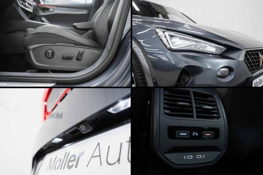 Grey Cupra Formentor 2021 in Tallinn, with an engine capacity of 2.00 L and mileage of 63 thousand km for 26900 €, photo 13 on AUTOMOTO.COM.LV