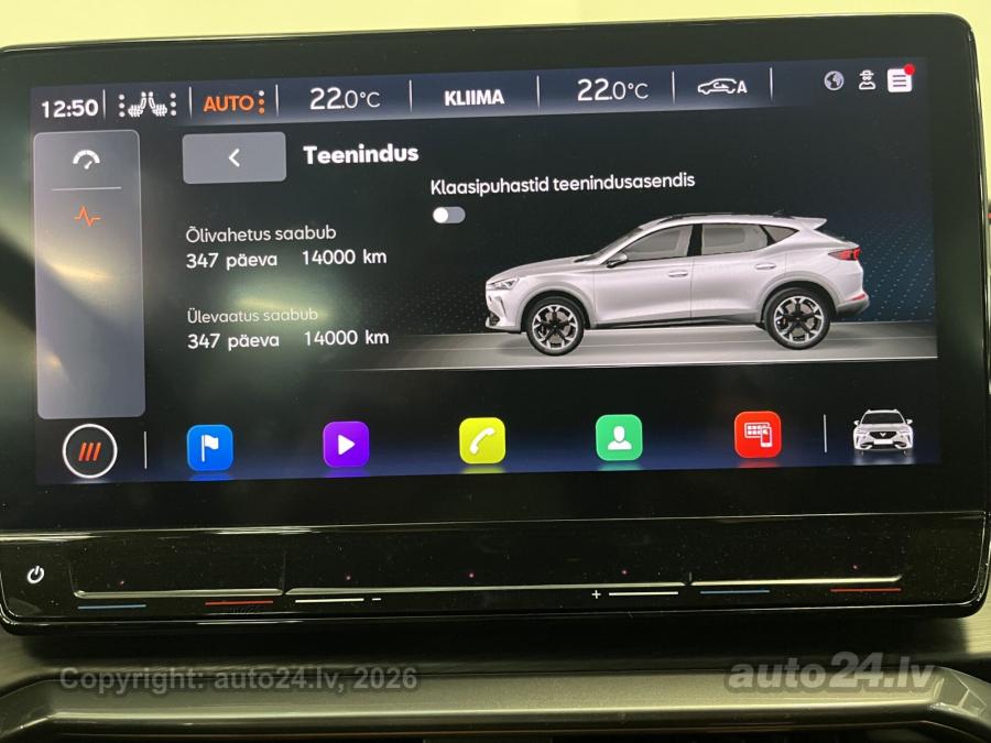 Pelēks Cupra Formentor 2022 Tallina, ar dzinēja tilpumu 2.00 L un nobraukumu 58 tūkst. km par 27900 €, foto 23 vietnē AUTOMOTO.COM.LV
