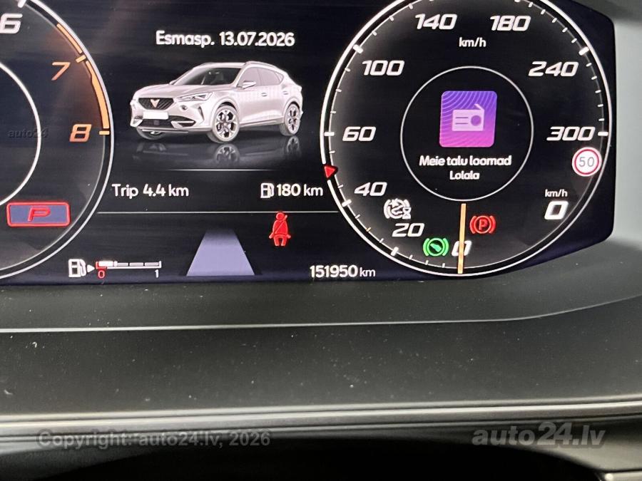 Серый Cupra Formentor 2022 в Таллин, объемом двигателя 2.00 л и пробегом 152 тыс. км за 24900 €, фото 13 на AUTOMOTO.COM.LV