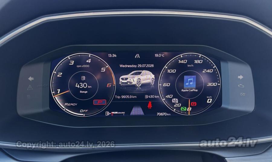 Серый Cupra Formentor 2022 в Таллин, объемом двигателя 2.00 л и пробегом 71 тыс. км за 25000 €, фото 10 на AUTOMOTO.COM.LV
