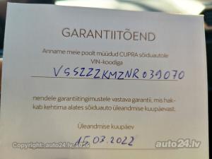 Серый Cupra Formentor 2022 в Таллин, объемом двигателя 2.00 л и пробегом 50 тыс. км за 30700 €, фото 11 на AUTOMOTO.COM.LV