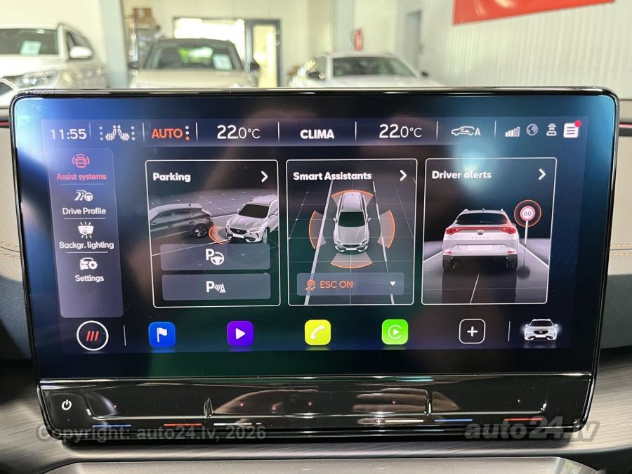 Pelēks Cupra Formentor 2023 Tallina, ar dzinēja tilpumu 2.50 L un nobraukumu 22 tūkst. km par 43900 €, foto 15 vietnē AUTOMOTO.COM.LV