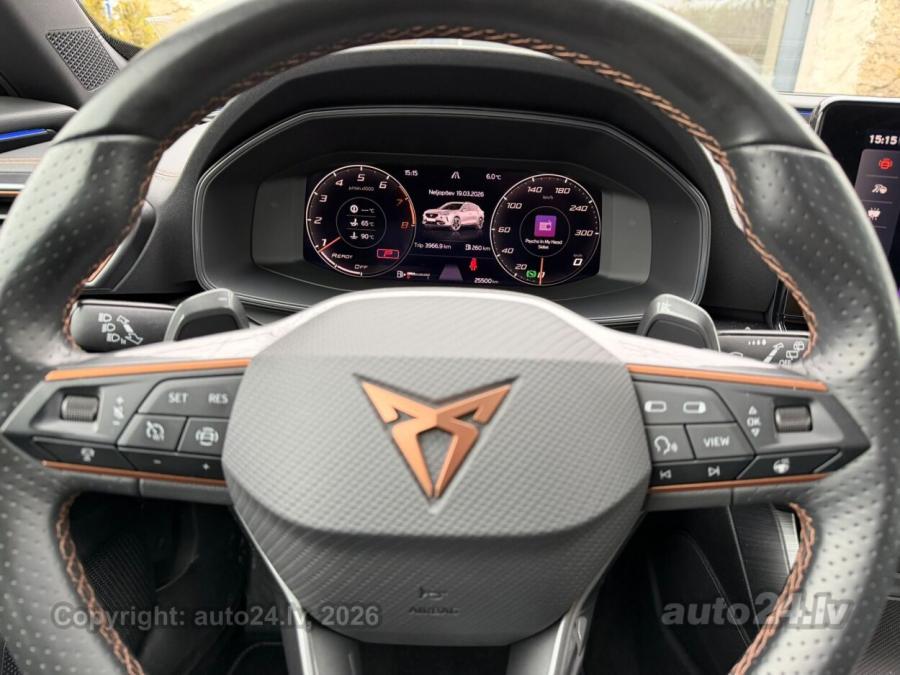 Серый Cupra Formentor 2024 в Таллин, объемом двигателя 2.00 л и пробегом 25 тыс. км за 33990 €, фото 16 на AUTOMOTO.COM.LV