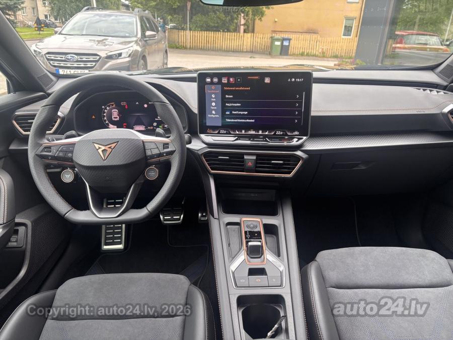 Grey Cupra Formentor 2026 in Tartu, with an engine capacity of 2.00 L and mileage of 0 thousand km for 40330 €, photo 11 on AUTOMOTO.COM.LV