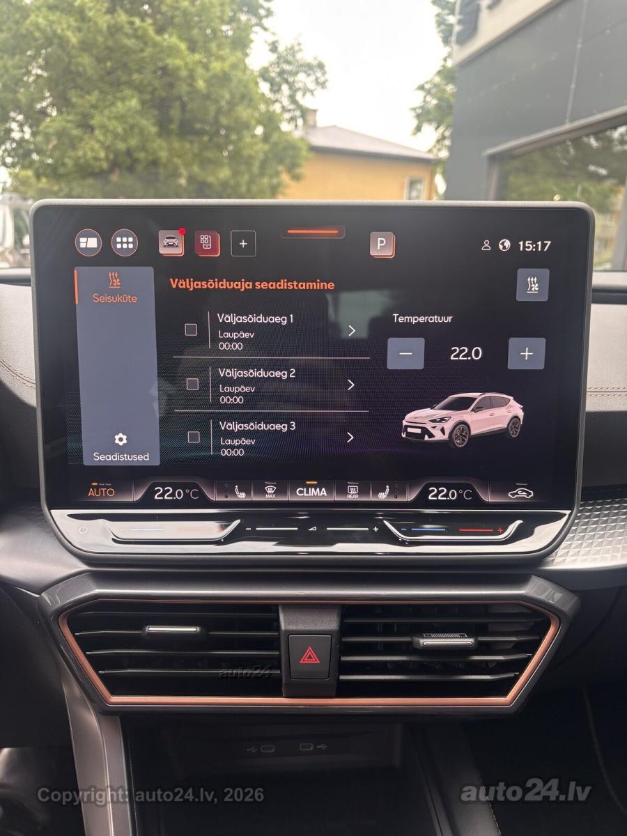 Grey Cupra Formentor 2026 in Tartu, with an engine capacity of 2.00 L and mileage of 0 thousand km for 40330 €, photo 17 on AUTOMOTO.COM.LV