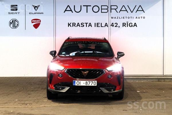 Red Cupra Formentor 2022 in Riga, with an engine capacity of 1.50 L and mileage of 58 thousand km for 23490 €, photo 2 on AUTOMOTO.COM.LV