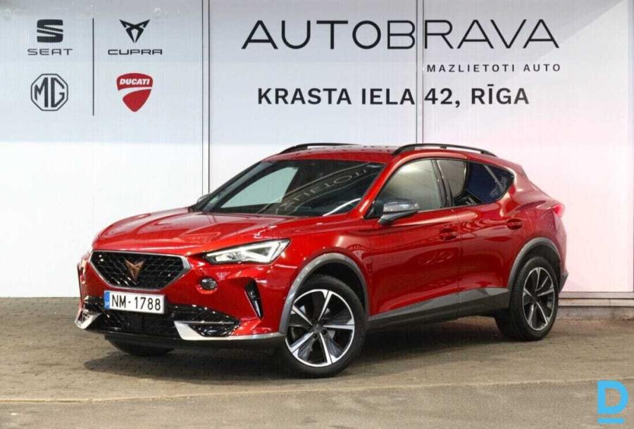 Red Cupra Formentor 2022 in Riga, with an engine capacity of 1.50 L and mileage of 52 thousand km for 23990 €, photo 1 on AUTOMOTO.COM.LV