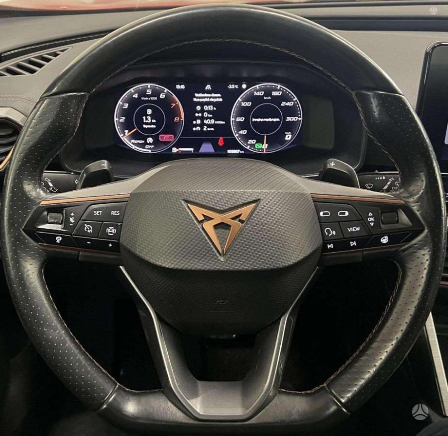 Red Cupra Formentor 2022 in Vilnius, with an engine capacity of 1.50 L and mileage of 175 thousand km for 16500 €, photo 7 on AUTOMOTO.COM.LV
